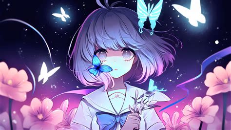 Anime Girl Pc Wallpapers 4k Hd Backgrounds On Wallpaperbat