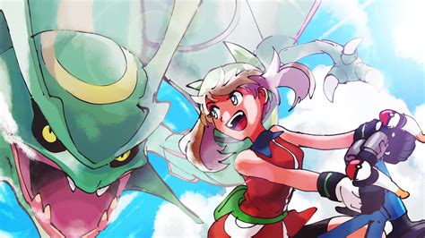 May And Rayquaza Pokemon And 2 More Drawn By Tofuttttof Danbooru