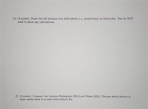 Solved Points Decision Tree We Will Learn A Chegg