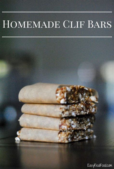 Homemade Clif Bars Recipe Recipe Clif Bars Easy Bar Recipes Real
