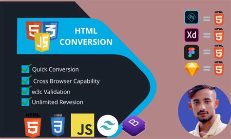 Convert Psd To Html Figma To Html Responsive Web Template By Abdullah