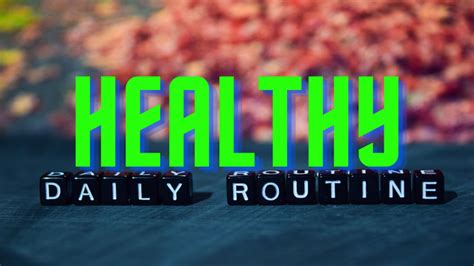 Healthy Study Daily Routine English Study Helper