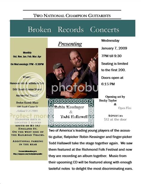 Robin Kessinger And Todd Hallawell In Ashland Va Bluegrass Today