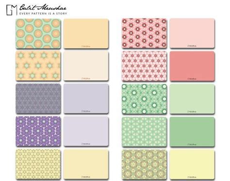 Postcard Set Postcards Cards Set Postcards Set Of By Galitmeushar Surface Pattern Design