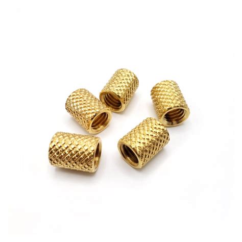 38 16 Knurled Brass Insert 5 Pack