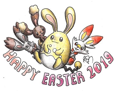 Happy Easter Pokemon 2019 By Mar0wak On Deviantart
