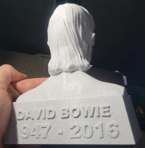 3d Printing David Bowie Bust • Made With Bambulab P1s・cults