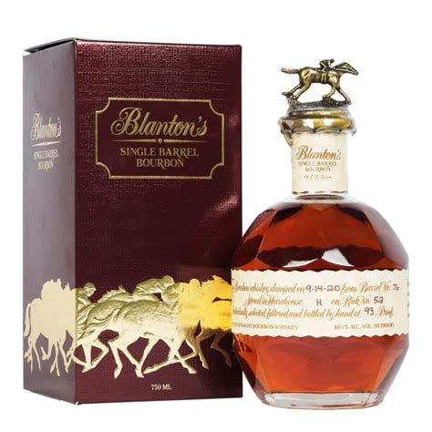 Blantons Single Barrel Bourbon Japanese Edition Maroon Box Whisky From The Whisky World Uk