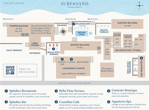 Explore The Property Map Surf And Sand Laguna Beach