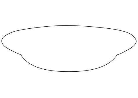 Shape Of Plate Free Printable Papercraft Templates