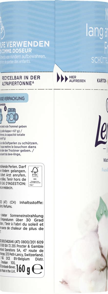 Lenor Wäscheparfüm Light Frische Baumwollblüte Von Rossmann Für 3 79 € Ansehen