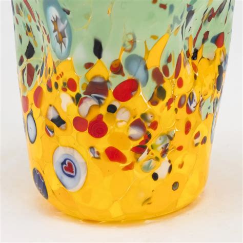 20thc Italian Set Of 12 Handmade Drinking Glasses Murano — Pushkins