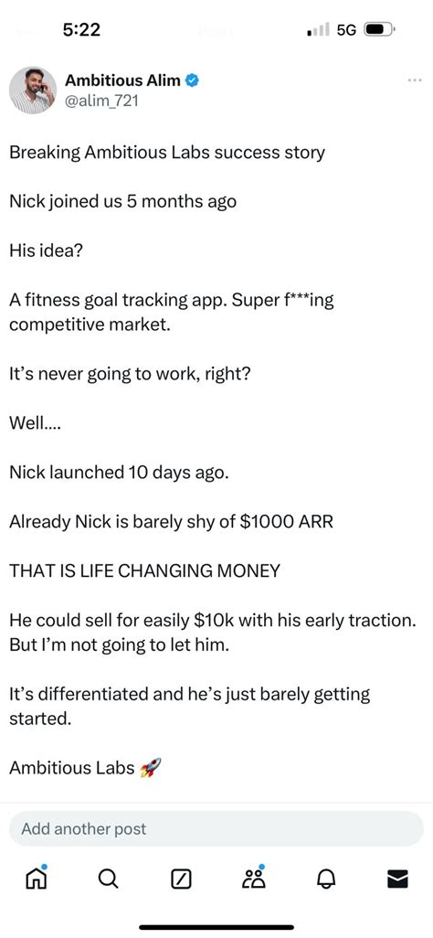 alim charaniya on linkedin ‼️ambitious labs record we had a builder go