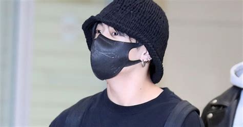 Bts 정국 귀여운 비니쓰고 입국 ★포토