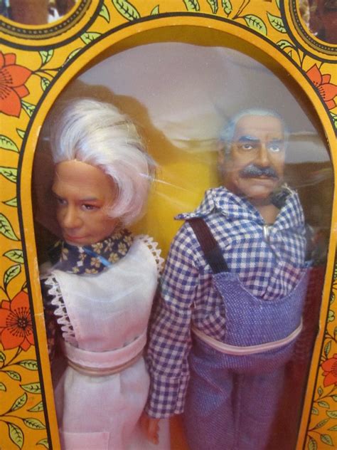 Vintage 1974 Mego Waltons Grandma And Grandpa 8 Action Figures Dolls Mib