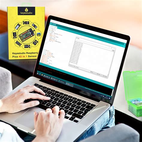 Keyestudio Raspberry Pi Pico In Sensor Starter Kit DIY Kit Electronics For Python Programming