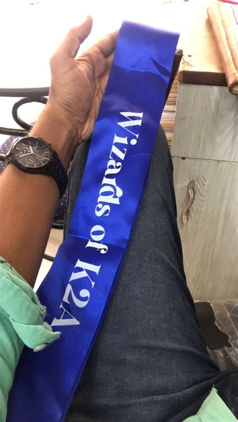 Polyester Cloth Sash Custom Printed At ₹ 20 Piece In Chennai Id 2850558685512