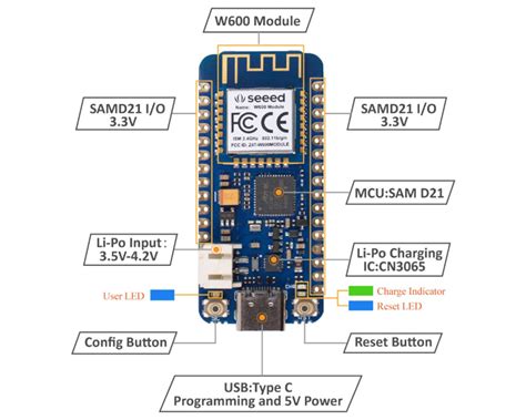 Probots Seeed Studio Wio Lite W ATSAMD Wireless Development Board Buy Online India