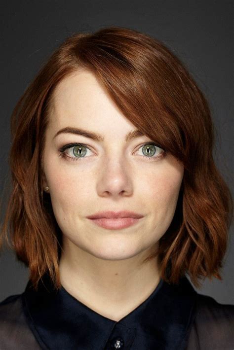 Emma Stone Cor De Cabelo Escuro