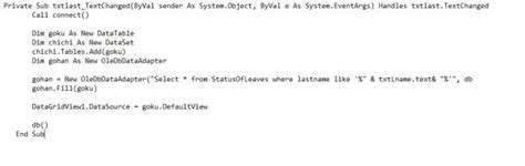 [resolved] search using textbox in datagrid vbforums