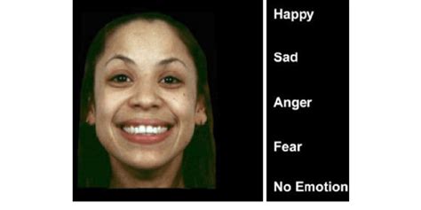 Sample Stimulus From The Penn Emotion Recognition Task Er 40