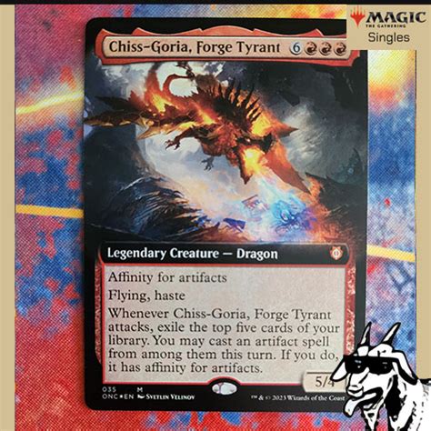 Mtg Single One Cm Chiss Goria Forge Tyrant Foil ระดับ Mythic