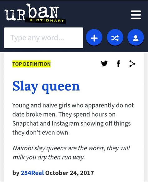 Check Out These Seven 7 Definitions Of The Word Slay Queen By