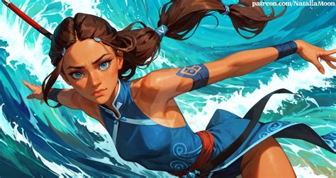 Katara Waterbending By Natalia Moon On Deviantart