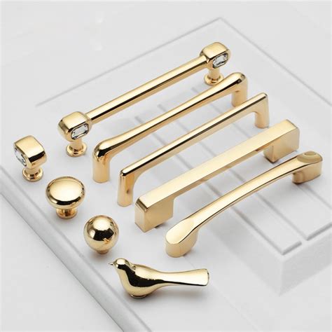 Polished Gold Cabinet Pulls Etsy