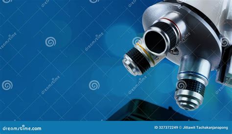 Optical Microscope Measuring System Stock Image