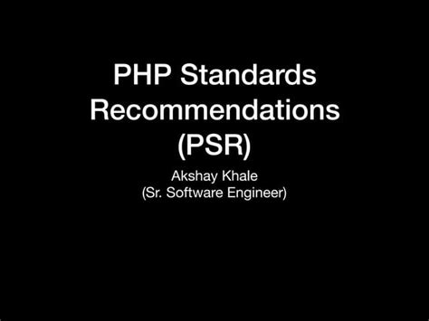 php standards recommendations php fig pdf