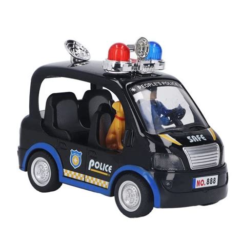 Jouet Voiture Drfeify Modèle De Patrouille De Police Alliage