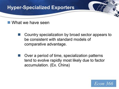 Econ 366 Presentation International Specialization Pptx