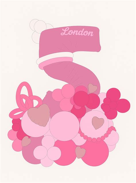 Personalised Medium Balloon Stack From Kasia