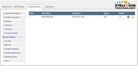 Node Settings Intuitive Technology Knowledge Base