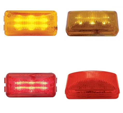 6 Led Rectangular Marker Light