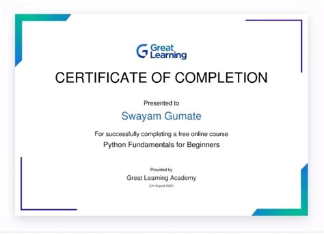 Swayam Gumate On Linkedin Greatlearningacademy Greatlearning