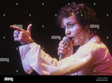 Adam And The Ants Performing In Birmingham Circa 1984 Adam Ant Stock