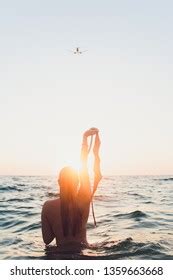 Beautiful Blond Topless Bikini Beach Over 348 Royalty Free Licensable