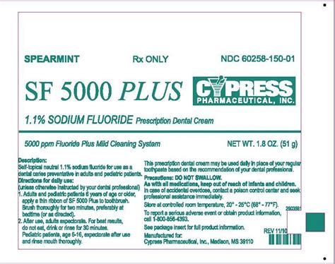 Sf 5000 Plus Fda Prescribing Information Side Effects And Uses