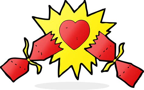 Exploding Christmas Cracker Cartoon 40081423 Png