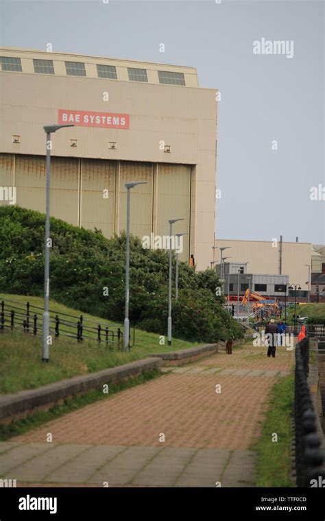 Barrow In Furness Cumbria Uk Bae Systems Submarine Builders The
