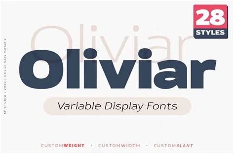 Oliviar Sans Variable Font Freedafonts