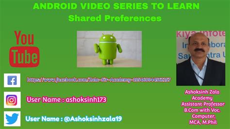 Sharedpreferences Storage Api In Android Youtube