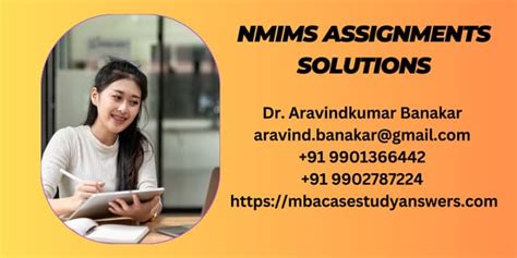Nmims Assignments Solutions 4 Nmims Assignments Solutionspdf