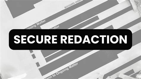 Masking Vs Secure Redaction In Legal Data Management