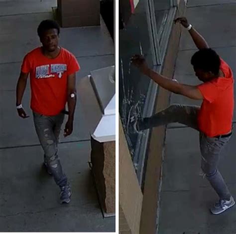 Suspect Wanted For Kicking And Breaking Window Of A Business The Moco