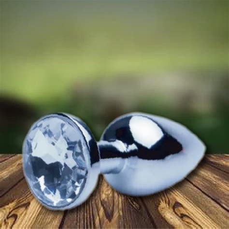 Silver Metal Butt Plug