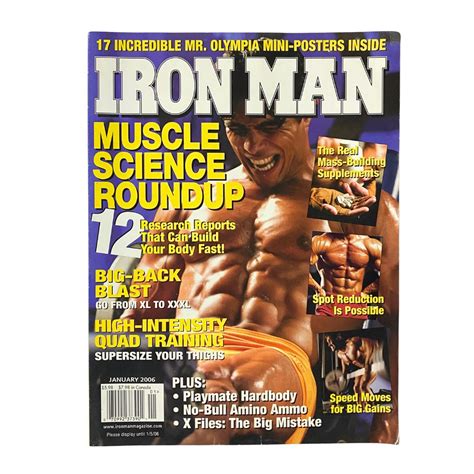 Iron Man Magazine Jan 2006 No 1