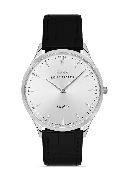 Rms Silver Dial Silver Coated Mens Watch Rms1af100409